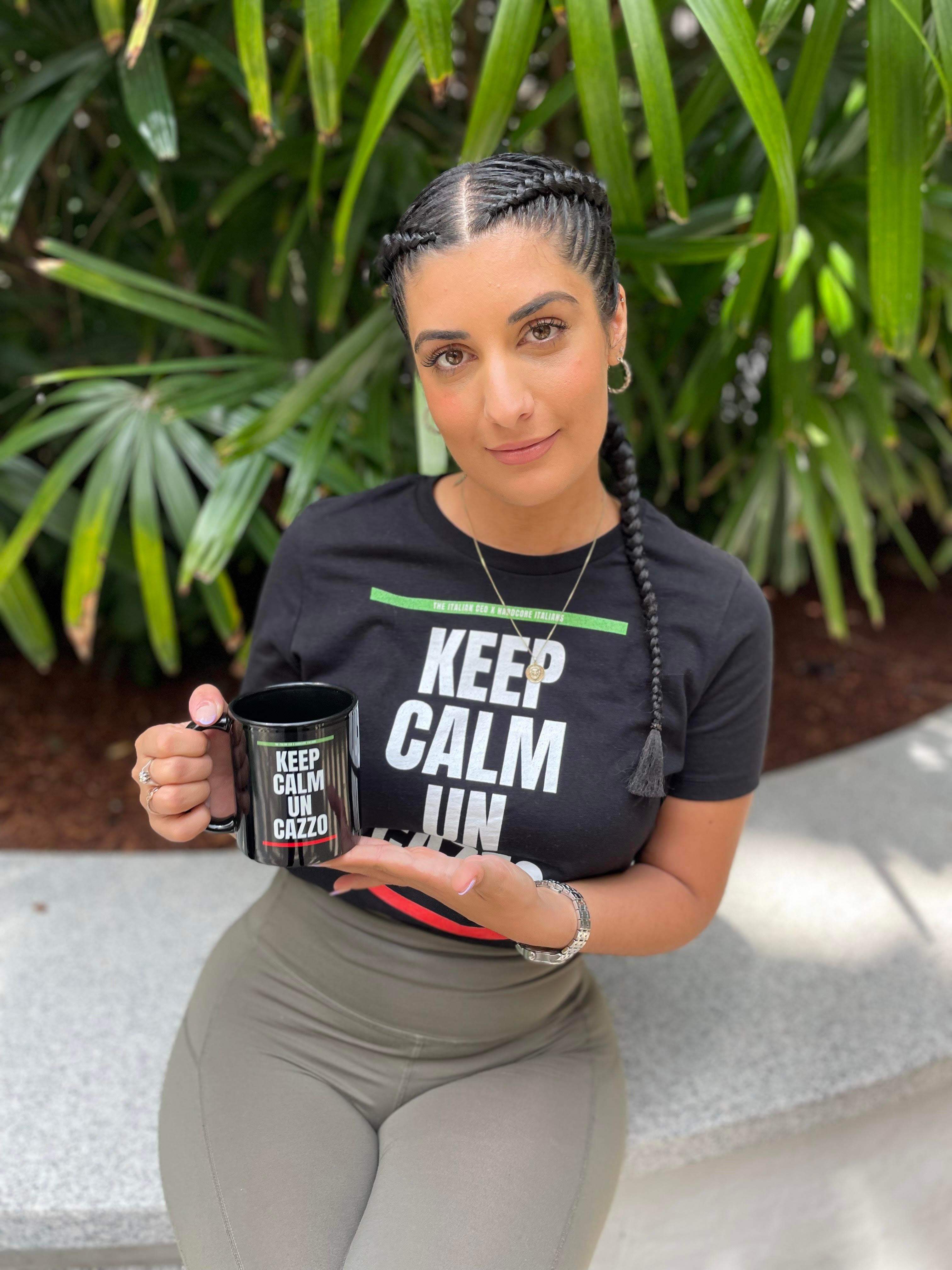 Keep Calm Un Cazzo Coffee Mug Jessica Marchi x Hardcore Italians